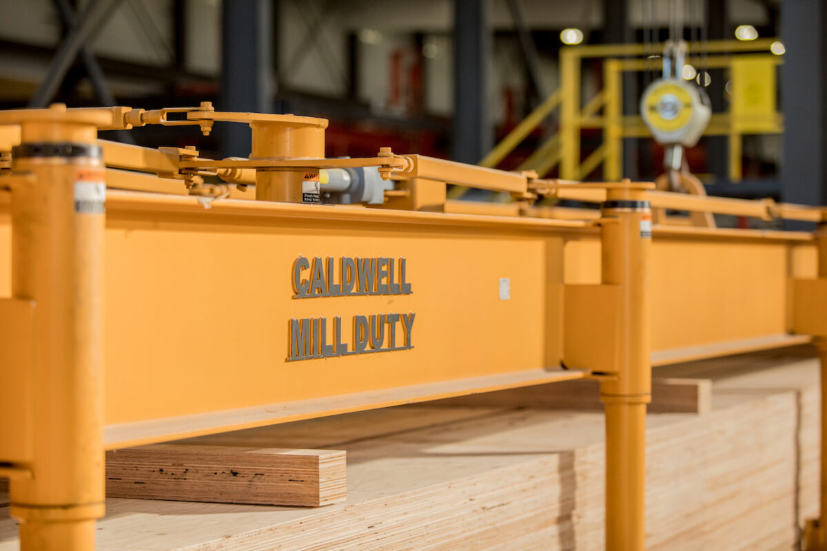 Freres Lumber Utilizes Caldwell Rotary Leg Lumber Lifter | Bridger Howes